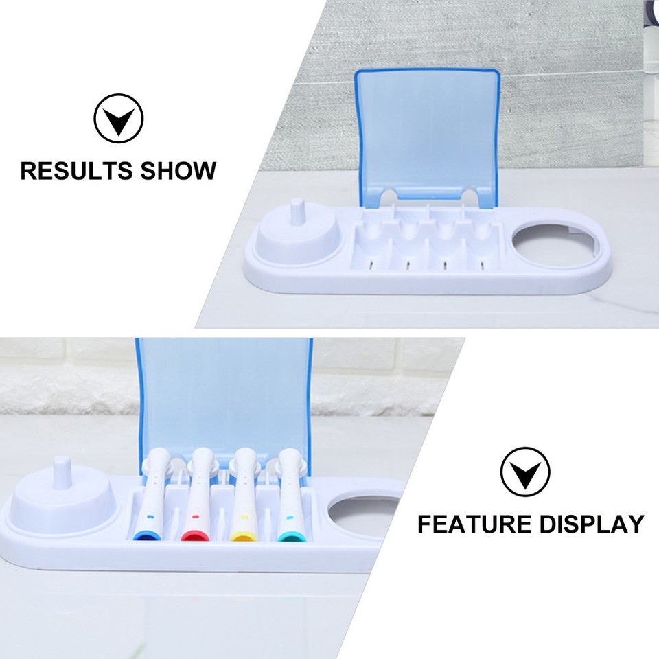 Tooth Brush Case Bathroom Counter Organizer Toothbrush Head Holder Rack ...