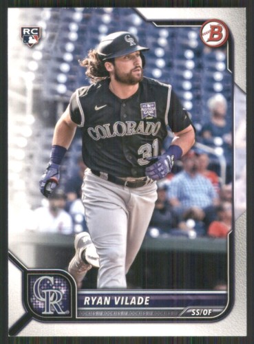 2022 Bowman #100 Ryan Vilade Colorado Rockies 2771 | eBay UK