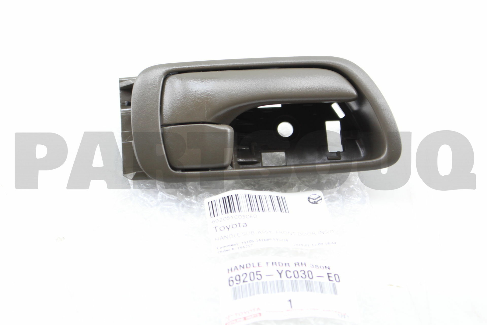 69205YC030E0 Genuine Toyota Handle Sub-assy Front Door Inside RH for ...