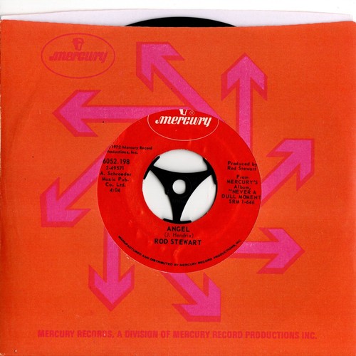 Rod Stewart - Angel (7" Single 1972) VG+ | eBay
