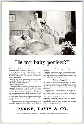 Parke Davis & Co "Is My Baby Perfect" 1929 Vintage Print Ad | eBay