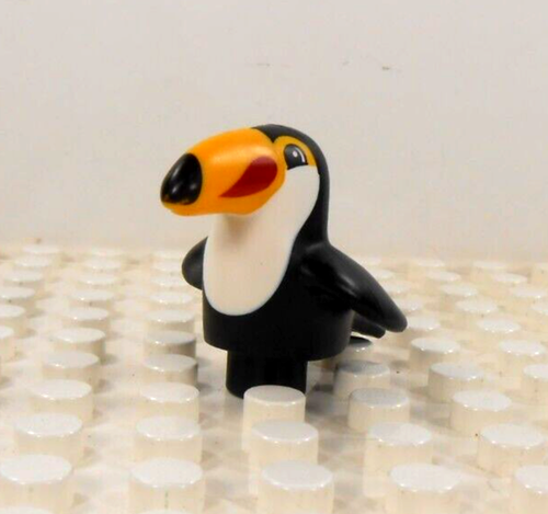 Lego Duplo Figure Toucan black/white yellow beak | eBay