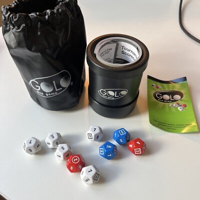 GOLO Golf Dice Game - Golf in a Cup! Travel Edition - 1 Or More Players ...