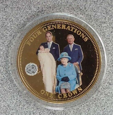 2014 Tristan da Cuhna TDC 1 One Crown 4 Generations Bobby Moore Privy ...