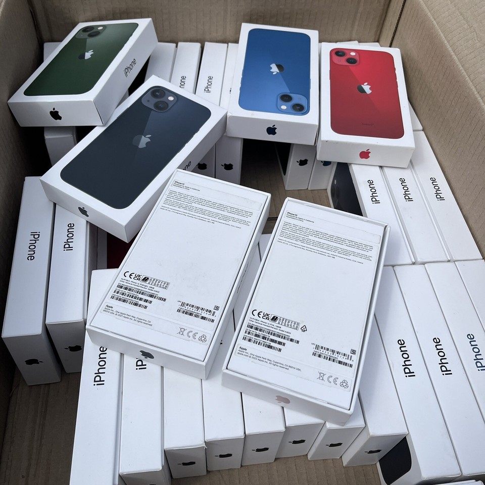 Qty x10 Original Apple iPhone 13 box only Bulk Wholesale Joblot Mixed ...