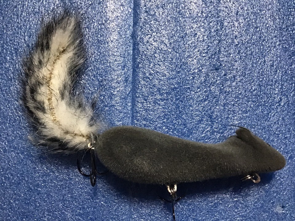 Squirrel Fishing Lure Grey | eBay