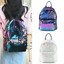 Shiny Sequins School Travel Backpack Glitter Shoulder Handbag Rucksack ...