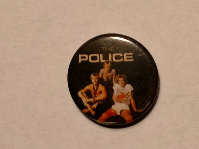 The Police Sting band vintage SMALL BUTTON musica rock pop 7 | eBay