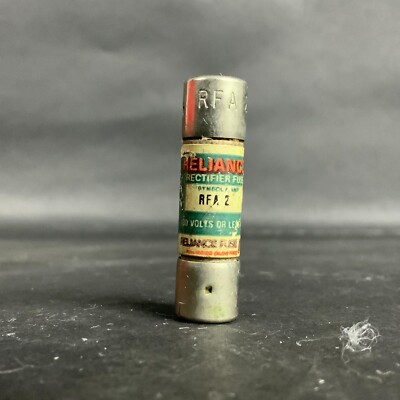 BRUSH RELIANCE RFA-2 RECTIFIER FUSE - SET OF 3 ($12 OBO) | eBay