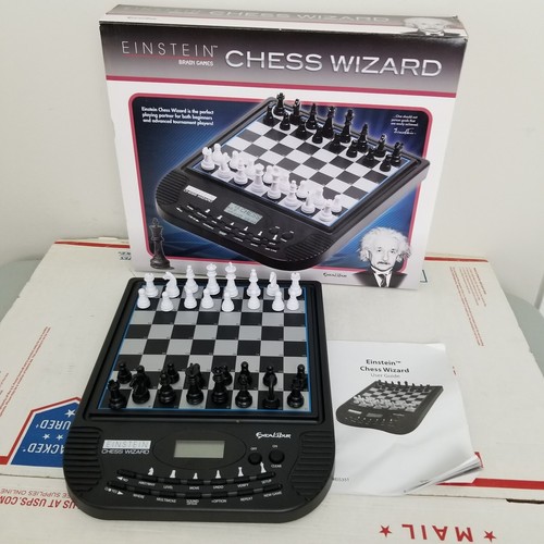 Excalibur Einstein Chess Wizard Electronic Chess Game Computer Complete ...