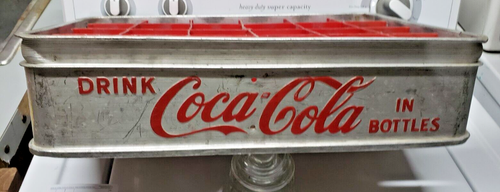 1950's Aluminum Coca Cola 24 Bottle Drink Case RARE | eBay