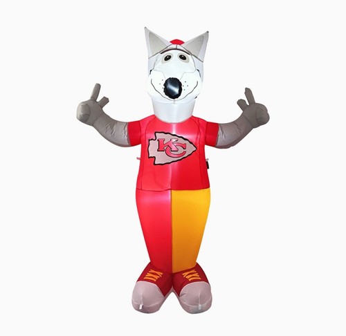 NFL Kansas City Chiefs KC Wolf Mascot Yard Decor LED's 7’ Inflatable | eBay