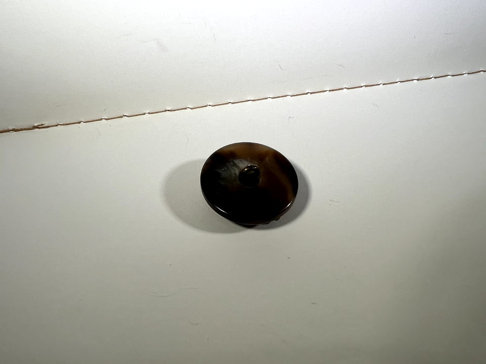 Ralph Lauren LRL Equestrian Crest Button Brown Tone Metal / Brown Resin ...