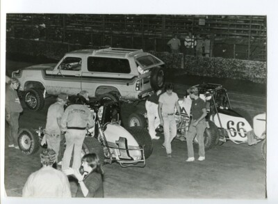 Bubby Jones #1 CRA Sprint Car Photo 5"x7" Pit Ascot Park | eBay