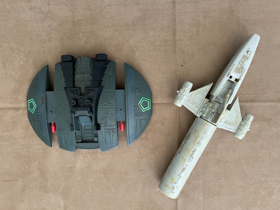 RARE 1978 Mattel BATTLESTAR GALACTICA STARSHIP Playset Collection CYLON ...