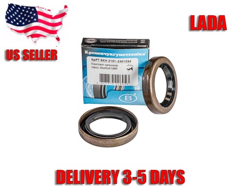 AXLE SEAL KIT 2PCS VAZ 2101 2103 2104 2105 2106 2107 USA LOCATION sello ...