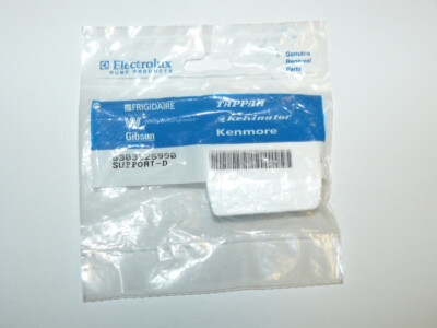 New Genuine OEM Frigidaire Refrigerator Shelf Support End Cap Clip ...