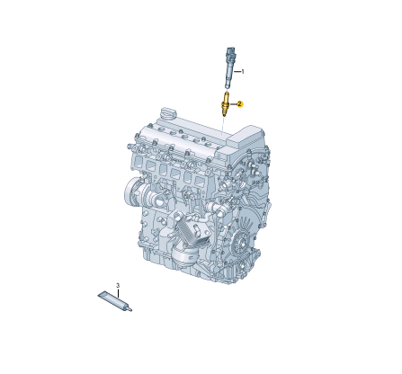 VOLKSWAGEN Atlas CA1 CROSS SPORT Engine Spark Plug 03H905600A NEW ...