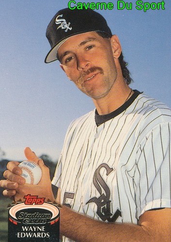 674 WAYNE EDWARDS CHICAGO WHITE SOX TOPPS BASEBALL CARD STADIUM CLUB ...