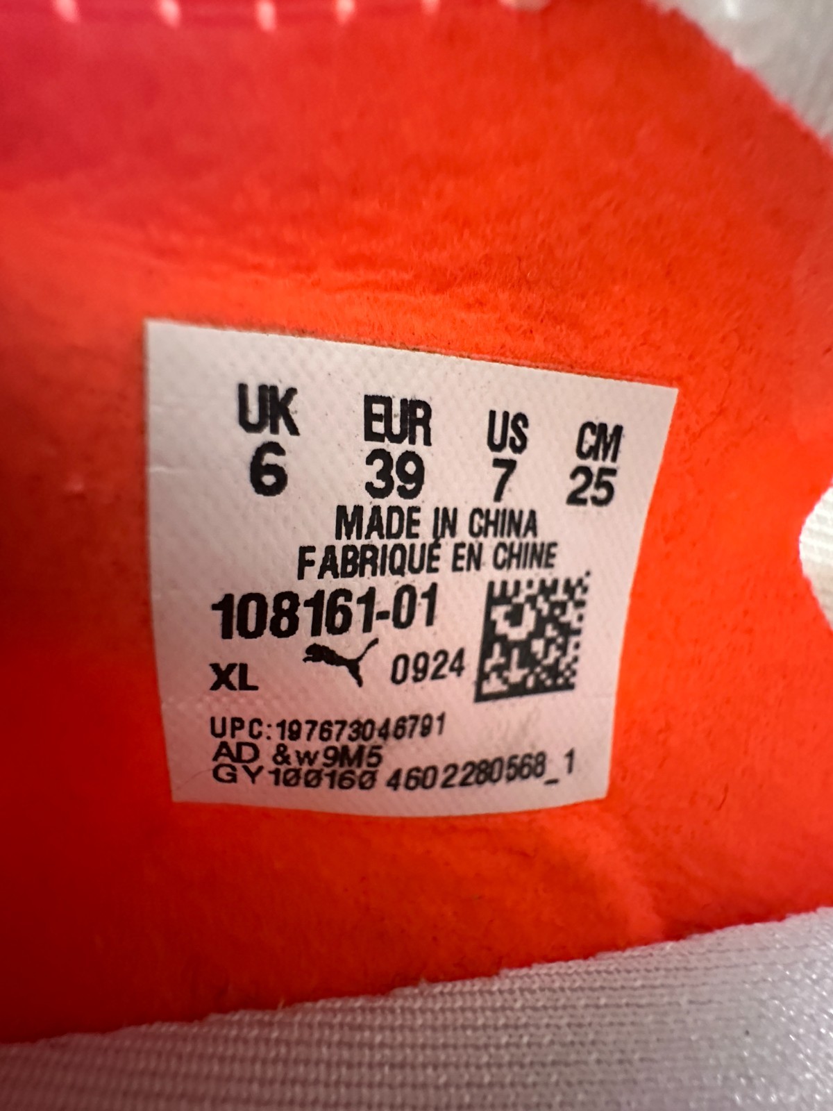 New PUMA Men 7 Cleats ULTRA 5 PRO FG/AG White/orange Soccer Shoes | eBay