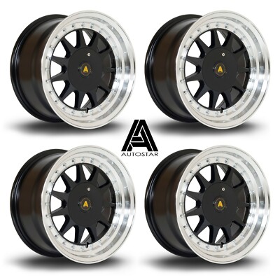Autostar Raider 15" 7.5J alloys fits MX5 CIVIC FIESTA VW GOLF MINI ...