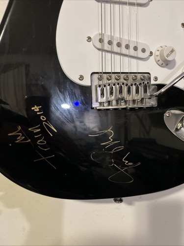 Signature signed by Jimmy Stafford “Train” the band on a fender bullet ...