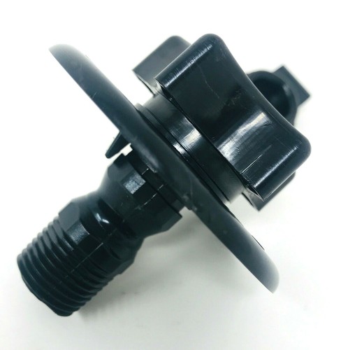 City Water Inlet/Fill Hook-Up, Built-In Check Valve, Black, RV/Camper ...