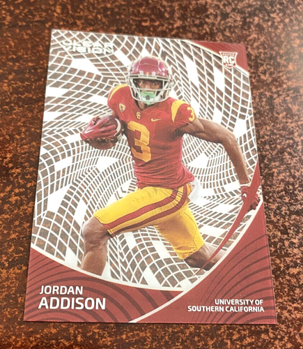 2023 Panini Clear Vision JORDAN ADDISON Rookie Card RC #6 USC ...