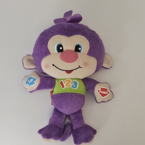 Fisher Price Laugh & Learn Learning Opposites Monkey plush stuffed ...