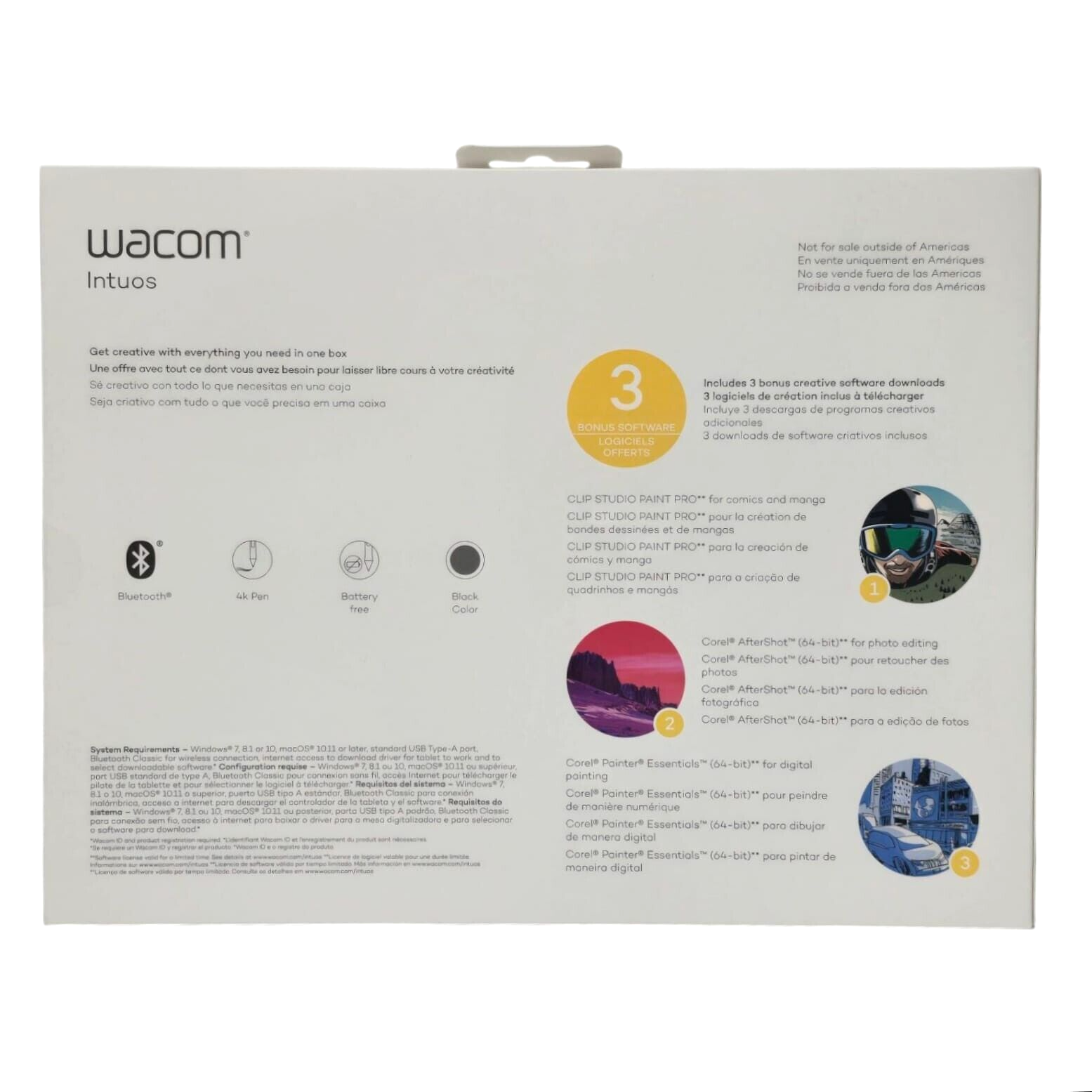 Wacom Intuos (Medium) Wireless Graphics Drawing Tablet- Brand NEW - NIB ...