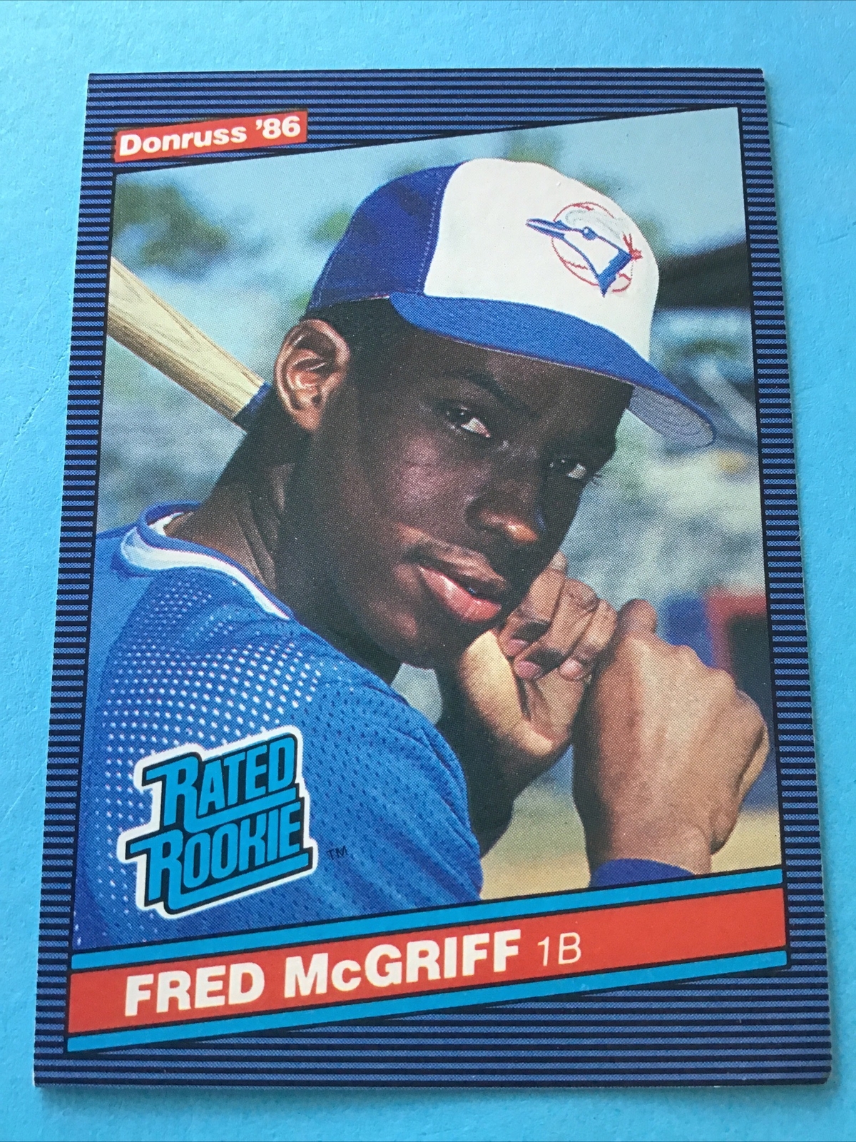 1986 Donruss - Rated Rookie #28 Fred McGriff Rookie Nicely Centered | eBay