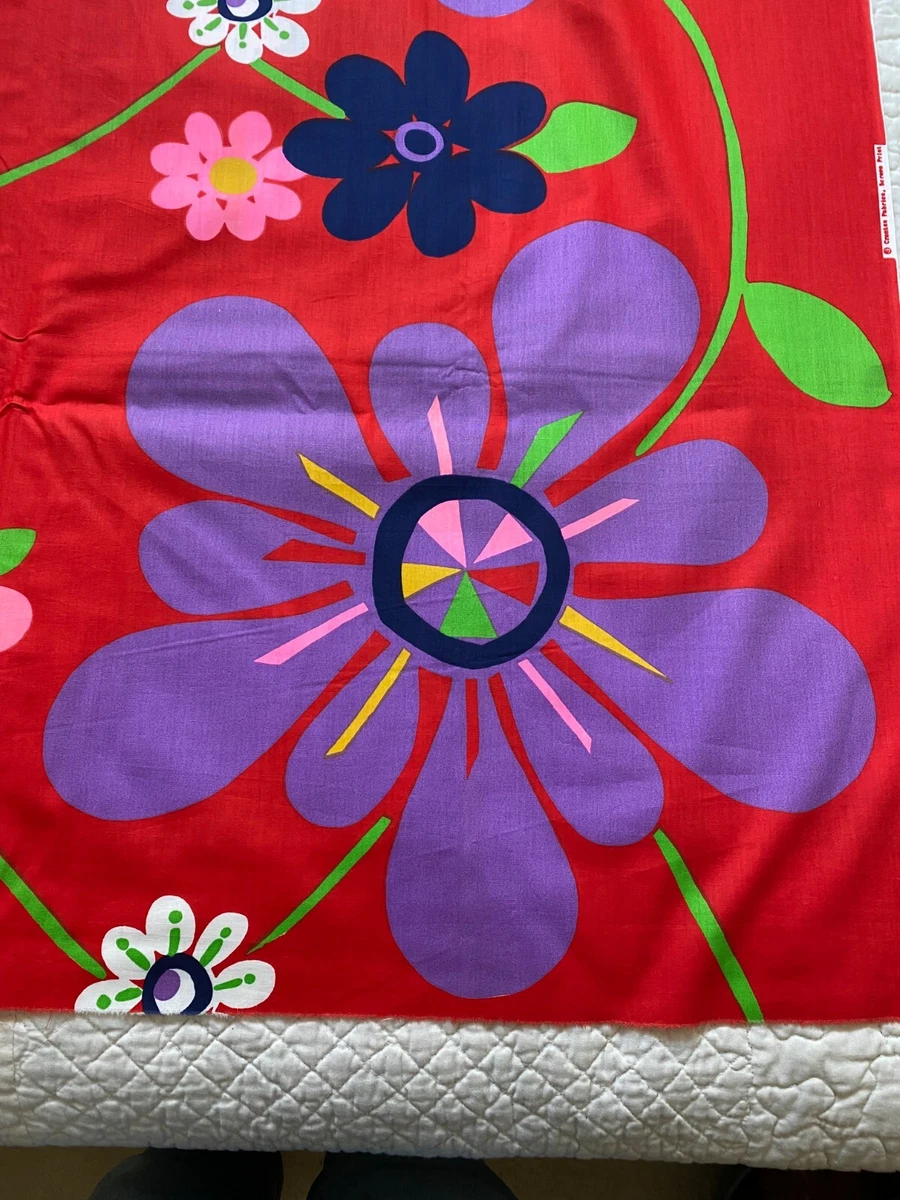 60s Flower Power Purple