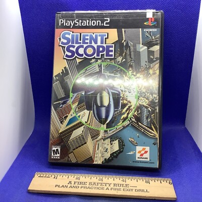 SILENT SCOPE PLAYSTATION 2 PS2 VIDEO GAME COMPLETE WITH MANUAL TESTED ...