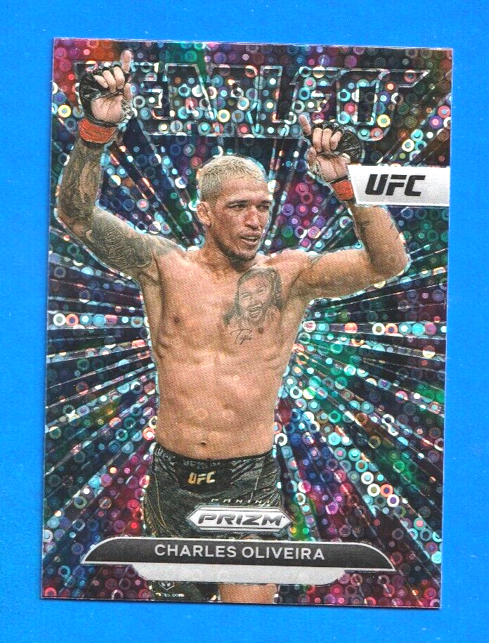 2023 Prizm UFC Under Card CHARLES OLIVEIRA FEARLESS DISCO PRIZM SP #17 ...