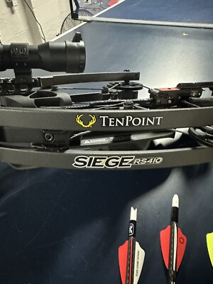 Tenpoint Siege RS410 Acuslide (Graphite Grey) Vortex Scope 788244014822 ...
