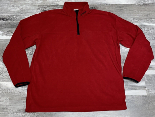 SPYDER Men’s Core Outbound Sweater Quarter Zip Pullover Red & Black ...