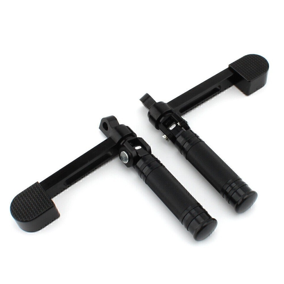 Schwarz Fußrasten Mit Halterung für Harley Sportster XL883 1200 Softail ...