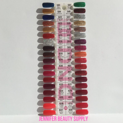 DND GEL POLISH COLOR CHART DISPLAY NEW #2016 | US SELLER | eBay