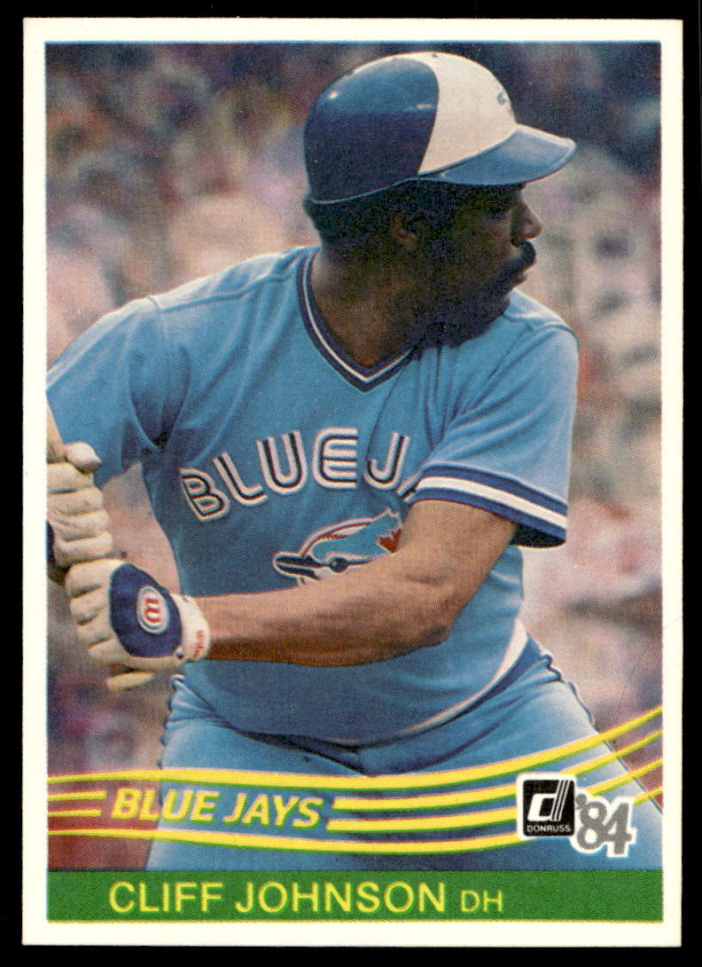 1984 Donruss 512 Cliff Johnson Toronto Blue Jays Baseball Card | eBay