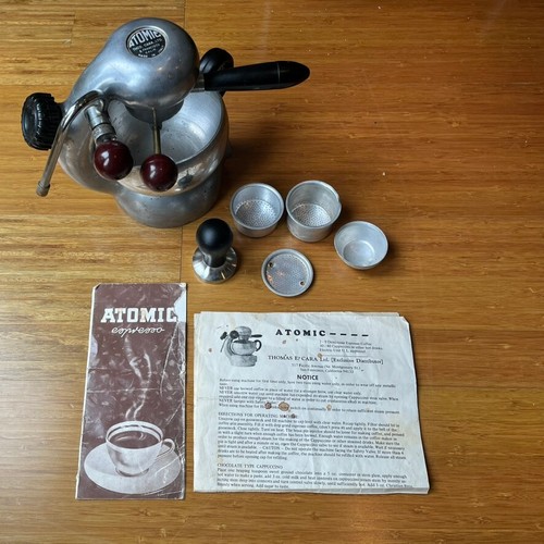 ATOMIC COFFEE MAKER VINTAGE espresso machine THOS CARA S FRANCISCO | eBay