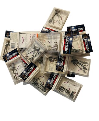 assortment 3-packs 15 worm hooks Eagle Claw lead Weight JIG HEAD 1/0 2/0 3/0 | eBay