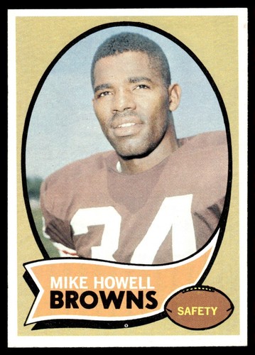 1970 Topps Mike Howell Rookie Cleveland Browns #91 | eBay