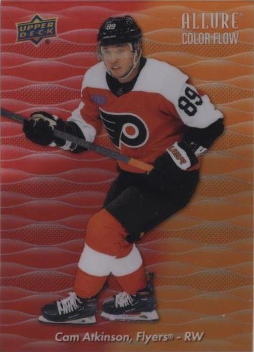 2023-24 Upper Deck Allure - Color Flow Cam Atkinson #CF-15 Red/Orange ...