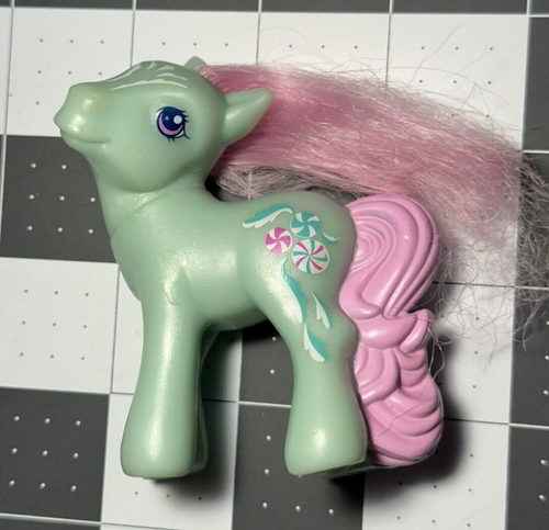 My Little Pony MLP Minty Pink Mane 2008 McDonalds Happy Meal Toy Figure ...