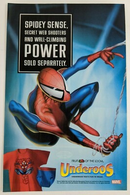 Spider-Man Underoos Fruit Loom Print Ad Poster Art PROMO Official ...