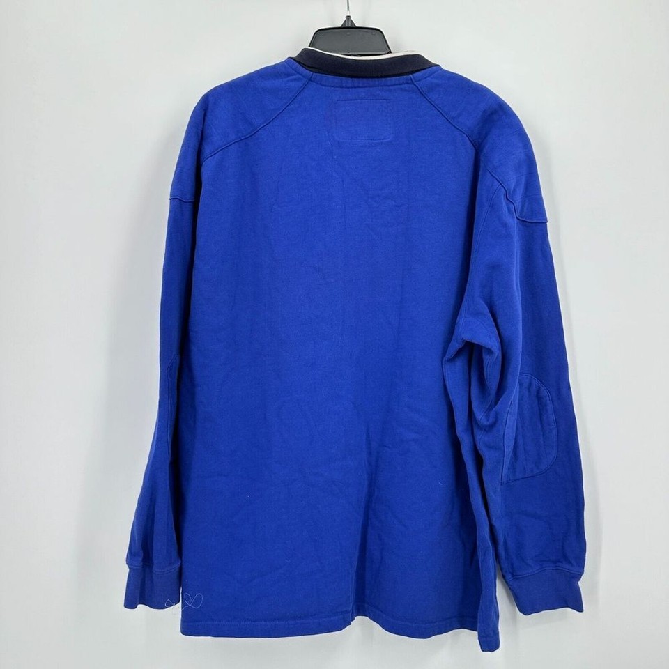 Cuffy's Of Cape Cod Classic Northeast Regatta Rugby Shirt XL Blue White ...