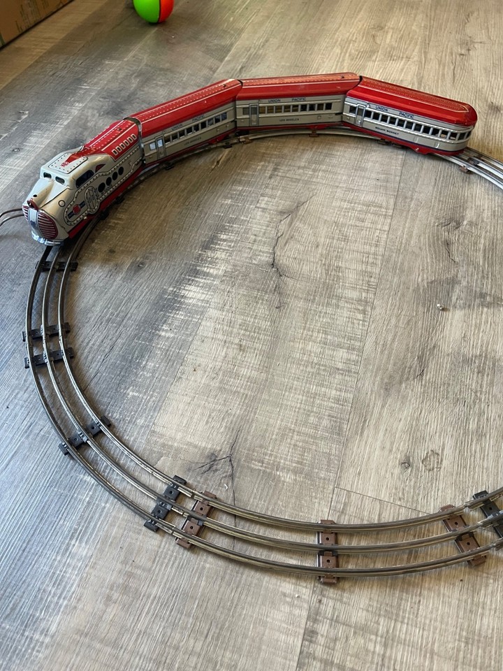 1930'S MARX M10005 TIN LITHO #7844 STREAMLINE ELECTRICAL TRAIN SET | eBay