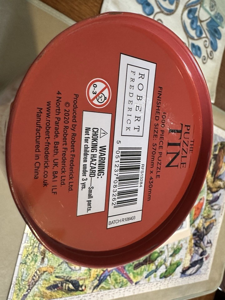 Exotic Bird Jigsaw Puzzle. The Puzzle Tin. Robert Frederick 1000 Piece ...