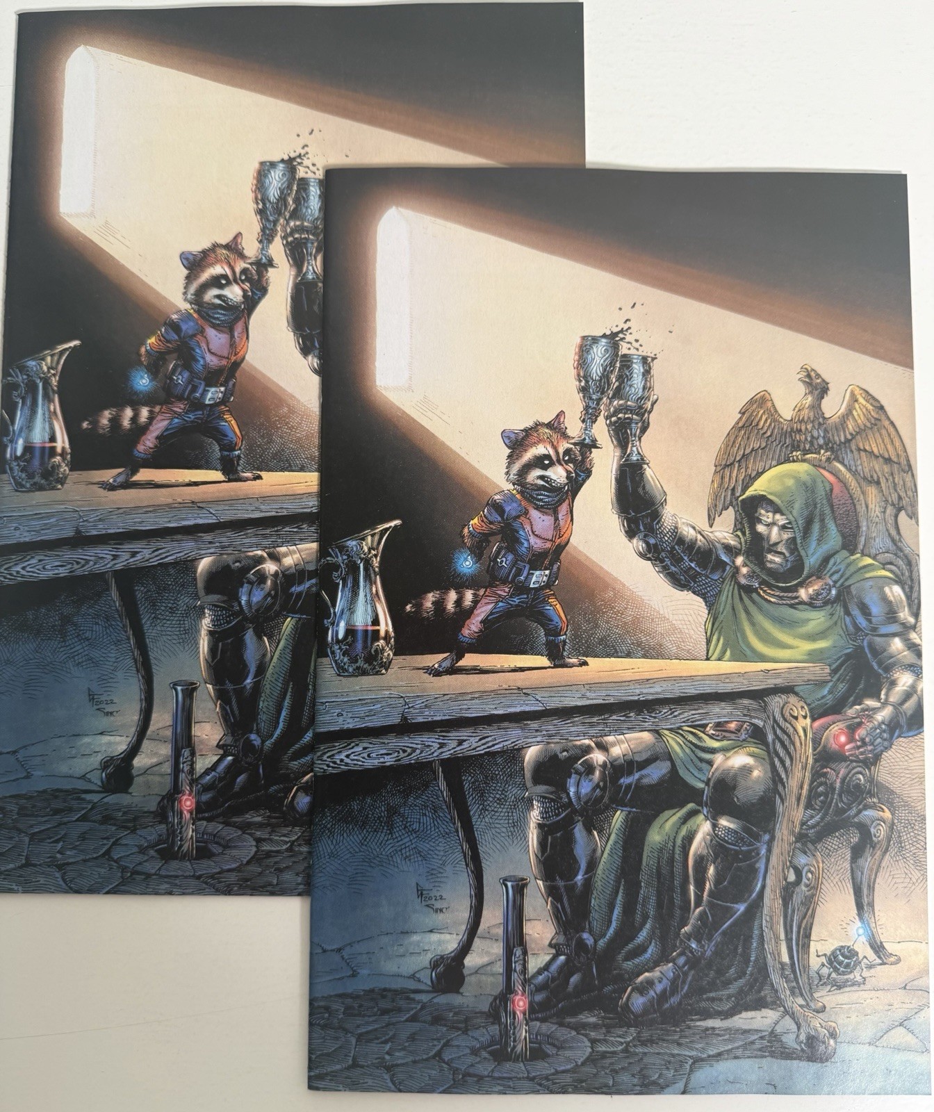 Doctor Doom & Rocket Raccoon #1 1:100 Gary Frank Virgin Variant Marvel ...