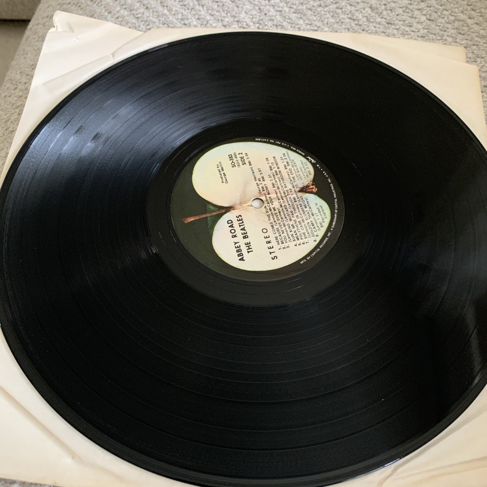 The Beatles 4 Lp Lot White Album Let It Be Abbey Road 101 Strings Vinyl ...